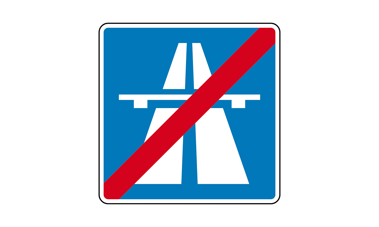 Ende Einer Kraftfahrstrae